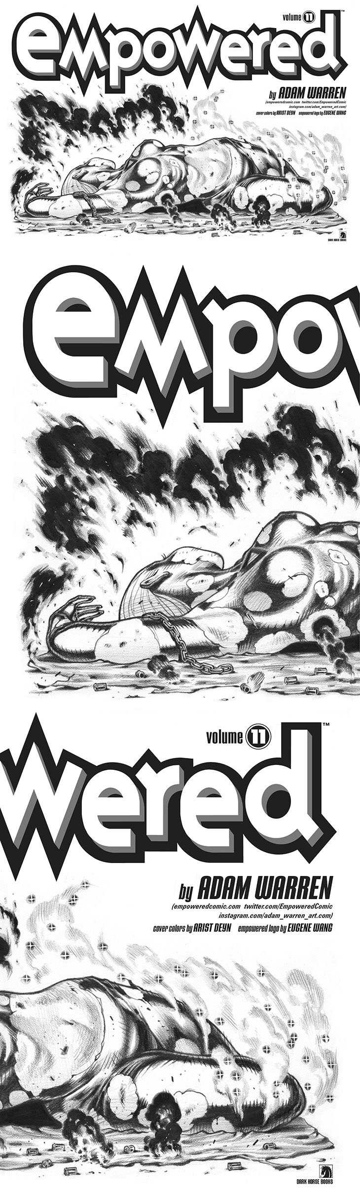 Fittingly, an ominous image indeed for this volume's title spread!