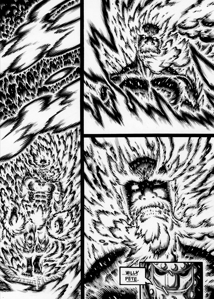 Probably the best-looking Willy Pete page I've ever drawn (or inked ...