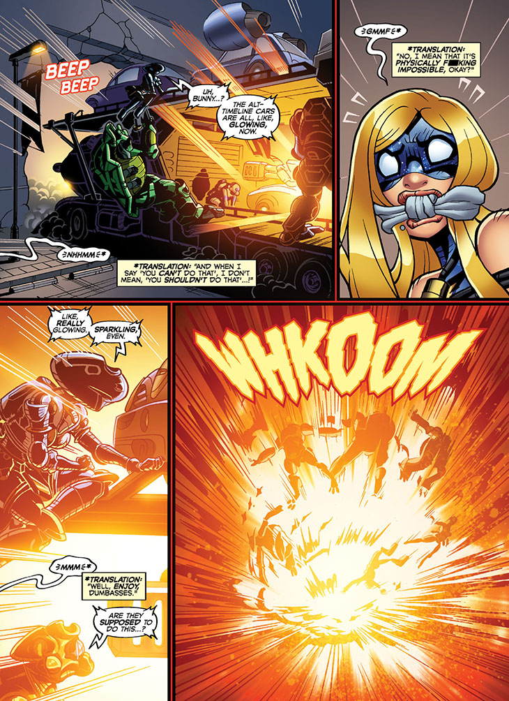 Panel 2: As I've mentioned already, the idiosyncratically squared-off ...